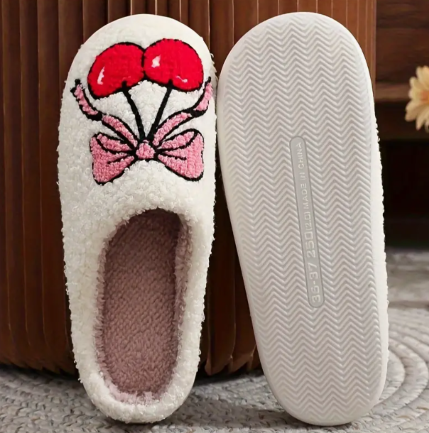 Cherry On Top Slippers – dear lizzie online boutique